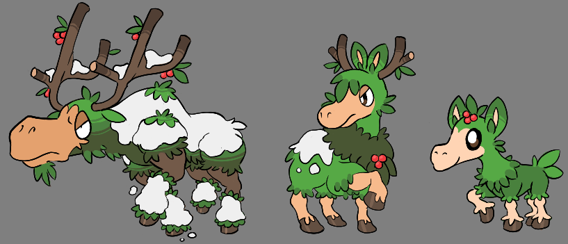 Salami Dev on Twitter: "a bunch of #fakemon i have designed for a hypothetical pokemon romhack ...