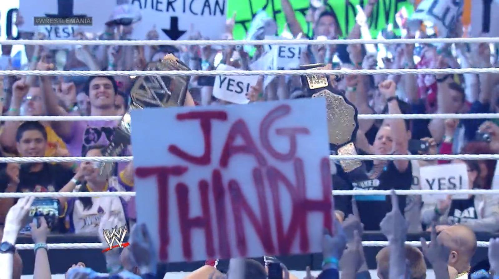 Yes Sign Wwe