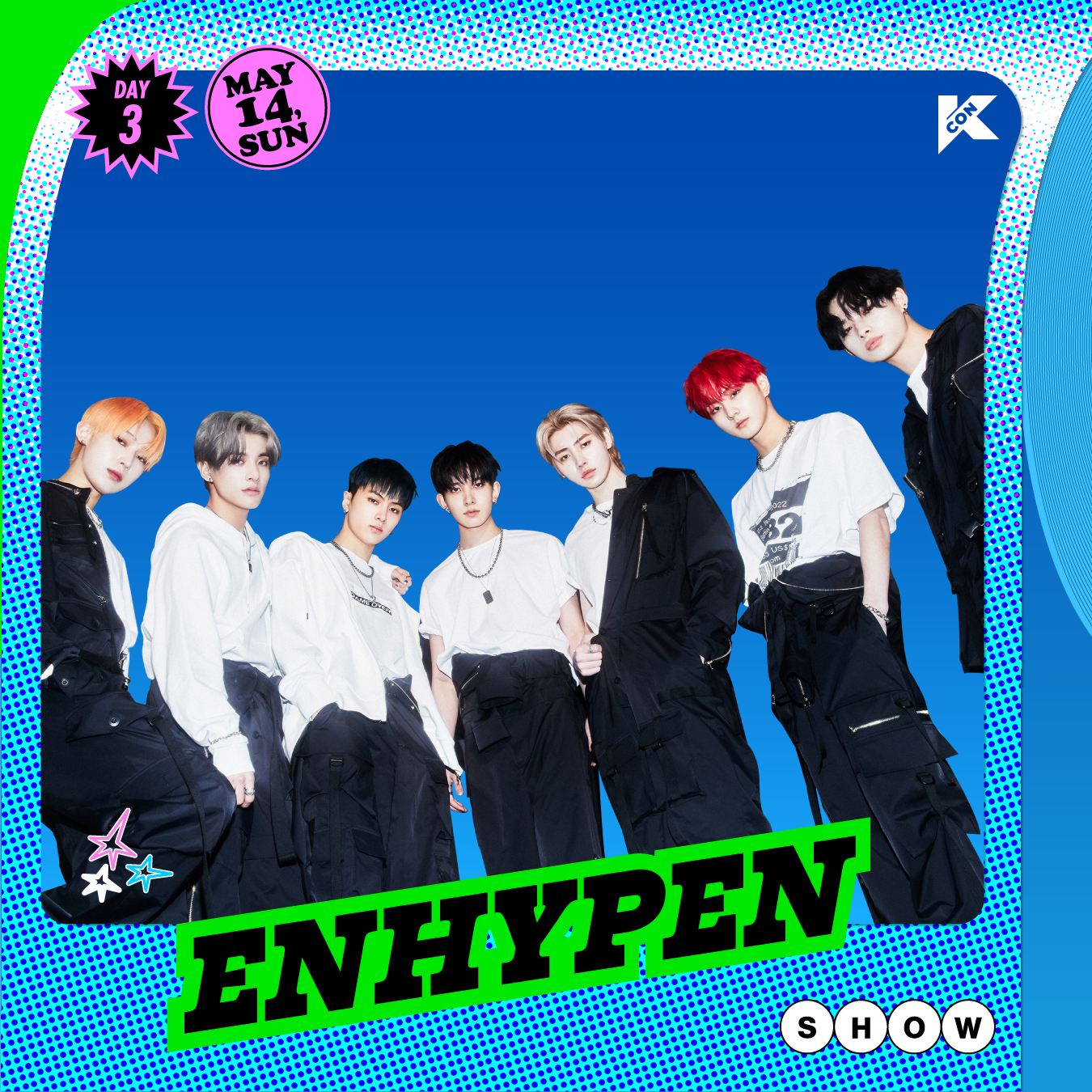 KCON Japan on Twitter: "💘KCON 2023 JAPAN SHOW 1st LINEUP💘 #ENHYPEN @ENHYPEN #KCON2023JAPAN 05/12 ...