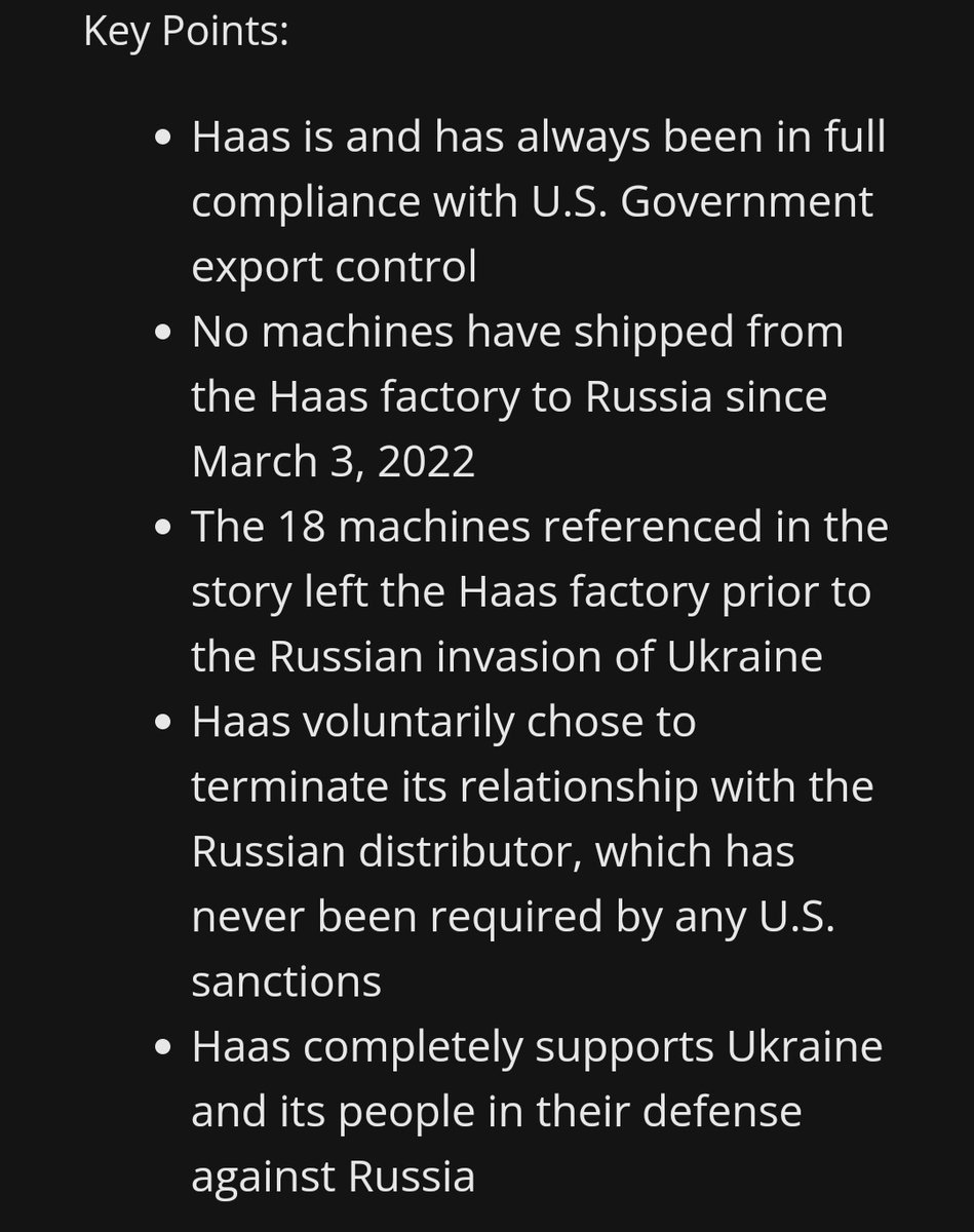 [Stern] Haas Automation releases a new statement on PBS' @NewsHour ...