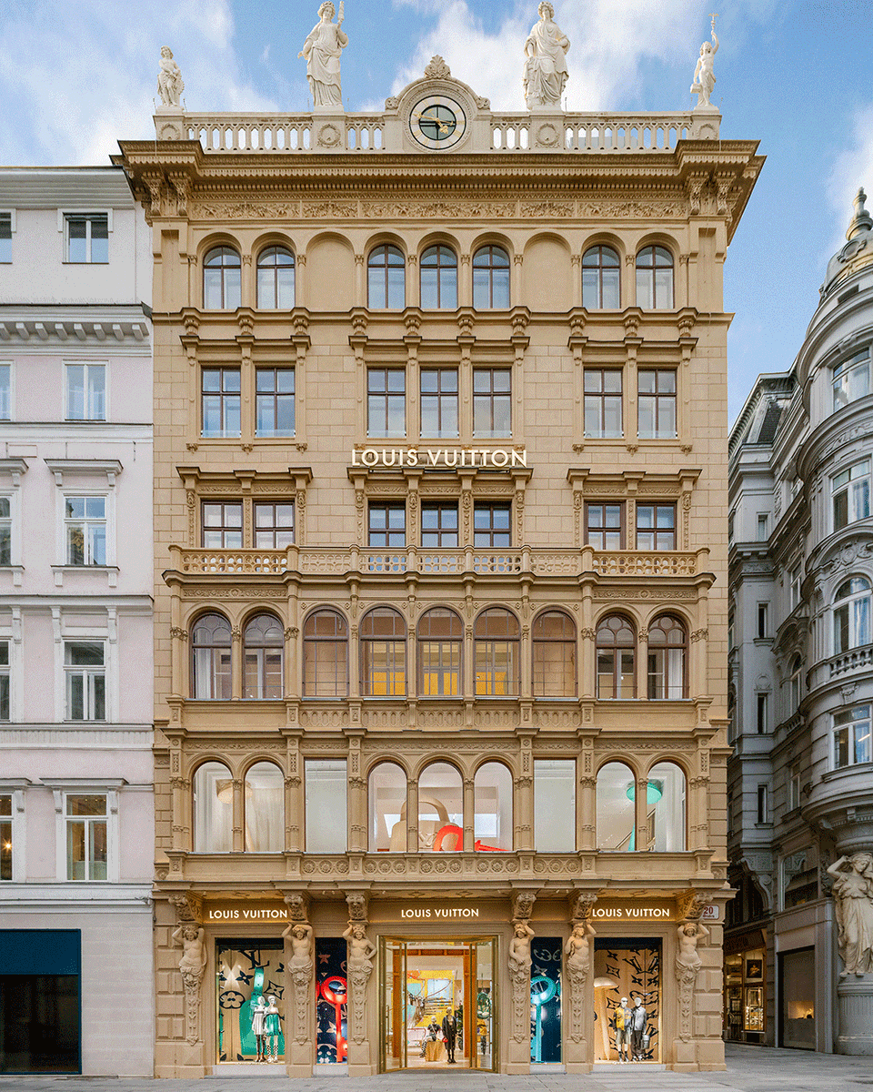 Now open in Vienna. #LouisVuitton’s store in the heart of the Austrian ...
