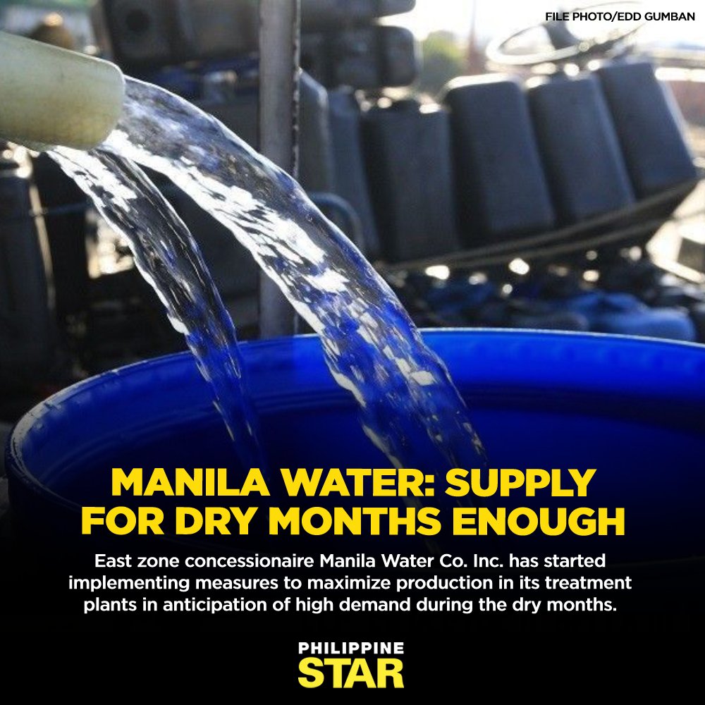 The Philippine Star On Twitter Following The Call From Mwss To Ensure