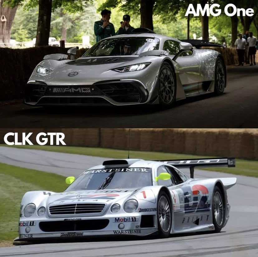 AMG News 🇧🇷 on Twitter: "AMG ONE & CLK GTR: Presente e passado."