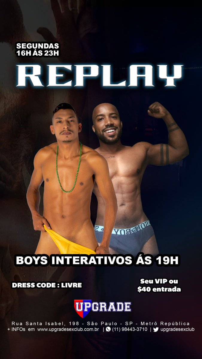 Upgrade Sex Club On Twitter Sexta Milk 21h As 05h Sábado 1