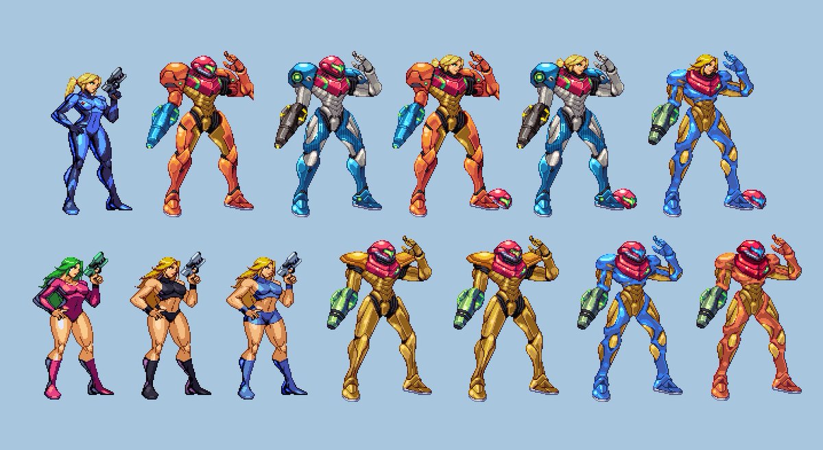 Samus Sprite Sheet