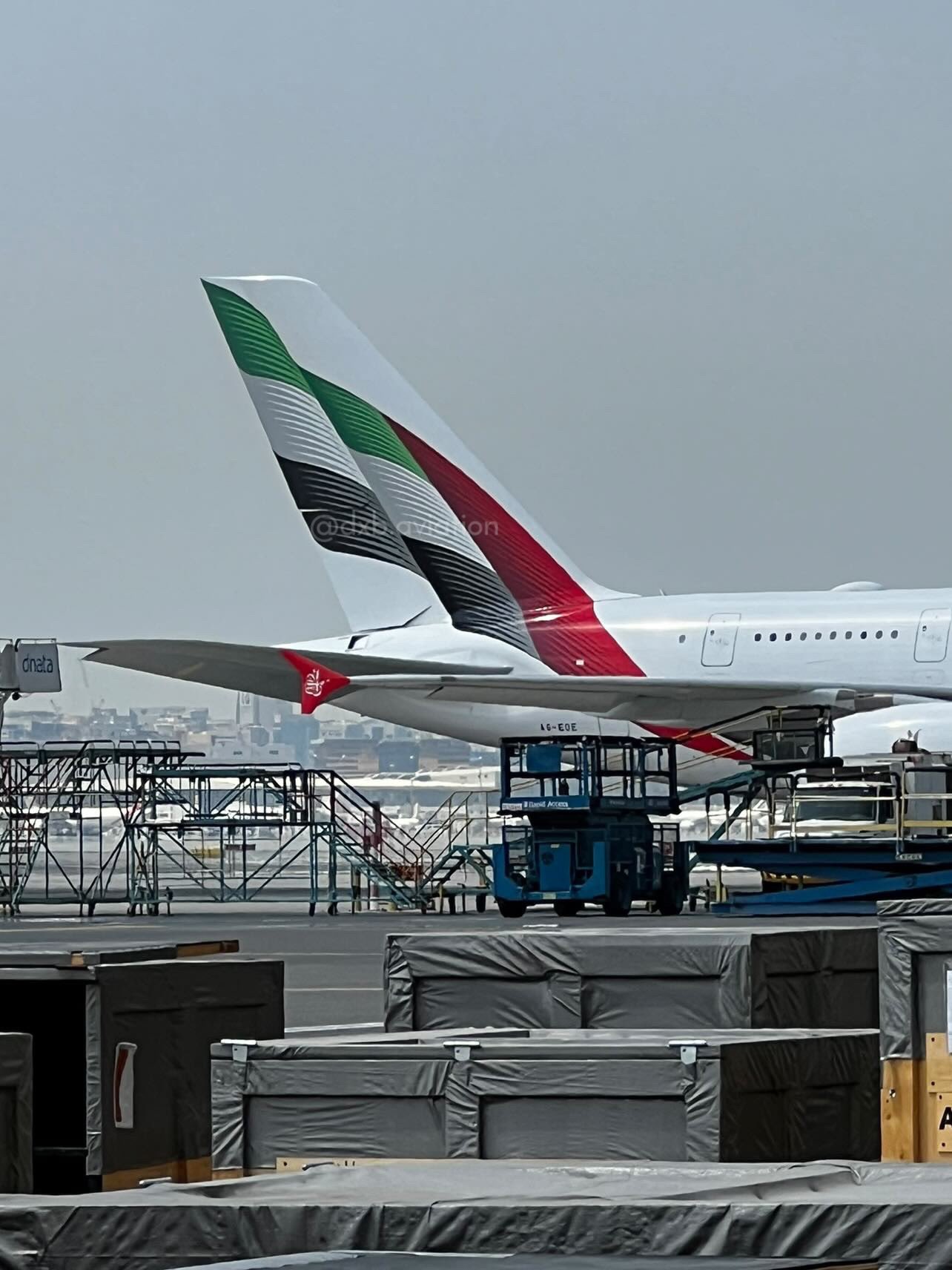 Airbus A380 Tail Airbus A380 800 Commercial Aircraft "Emirates