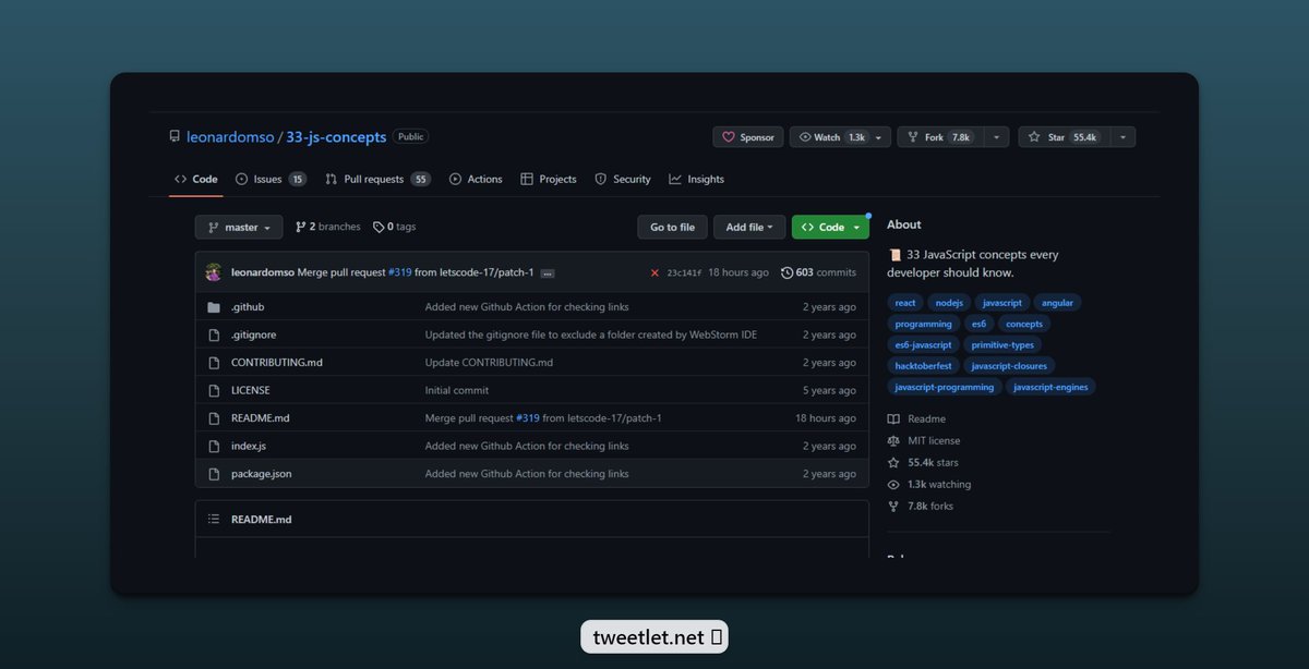 10 GitHub Repositories Every Web Developer must check out: A thread 🧵↓ ... 10 GitHub Repositories Every Web Developer must check out: A thread 🧵↓ ...