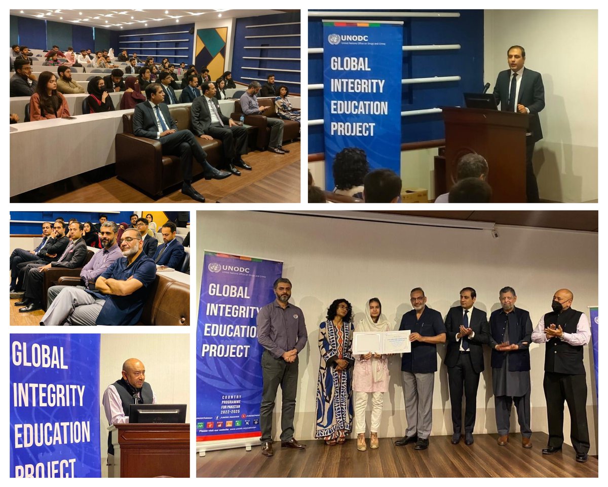 UNODC_Pakistan on Twitter: "A 2nd cohort of 35 students successfully complete Ethics Ambassadors ...
