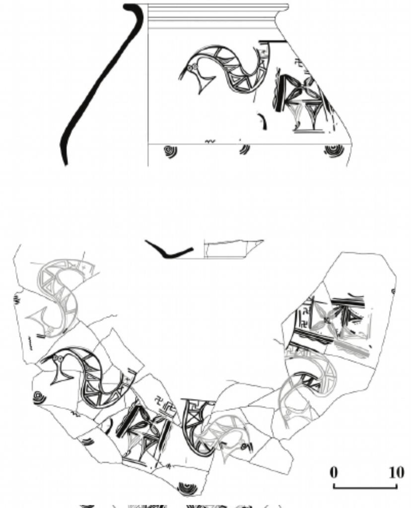 Thread of Iberian Celtic pottery in the La Tène style and its ...