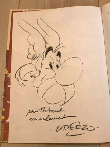 Search & Collect on Twitter: "Dédicace Albert Uderzo - EO Astérix chez lez Belges - Lombard 1er ...
