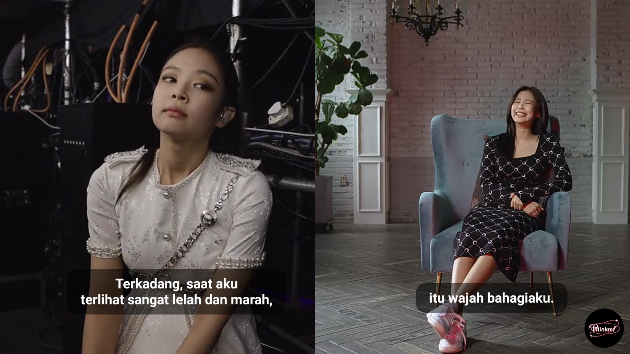 BLINKMF on Twitter: "[BP] Jennie di dokumentar light up the sky pernah bilang gini, Intinya ...