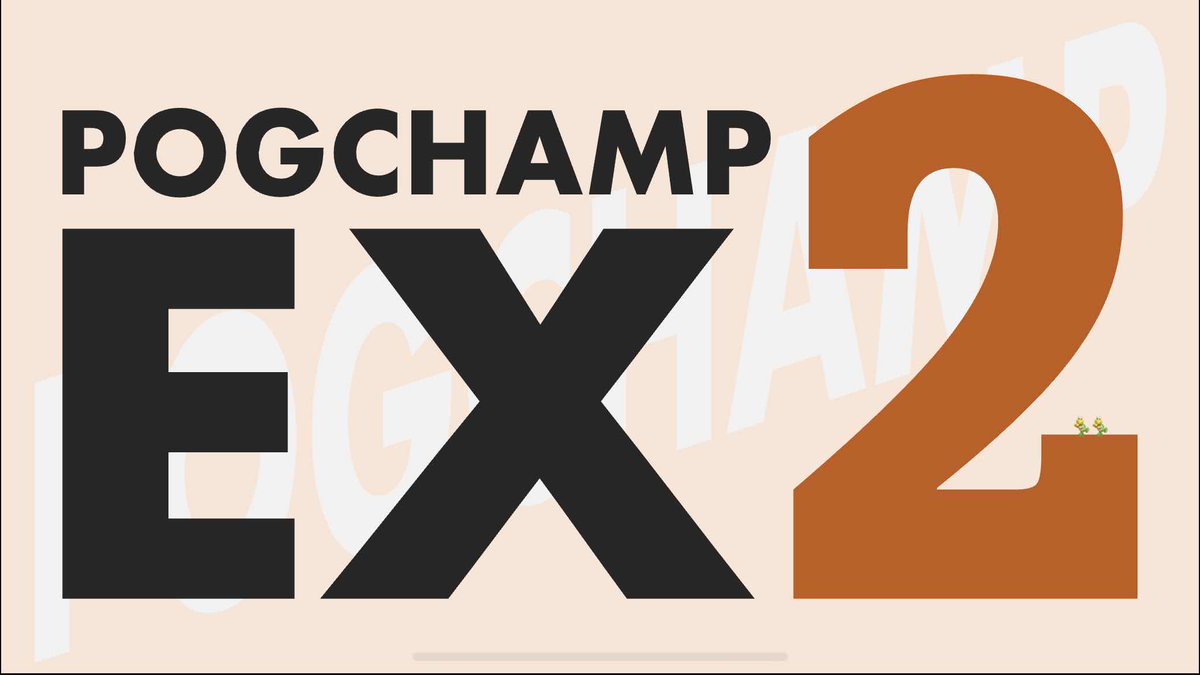そーりあ on Twitter: "【告知】 Pogchamp Extended 2開催します！！ 誰が最強の製作者化を決める大会です！！！ 詳細は下記画像に。 感想などは #pogchamp ...