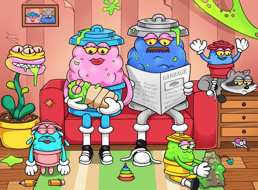 Garbage Friends 🗑🟢 on Twitter: "gm https://t.co/vQMPDJjOgU" / Twitter