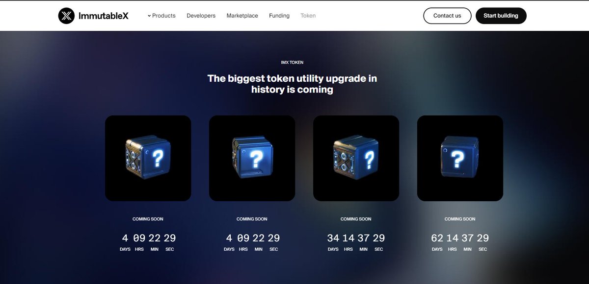 头等仓First.VIP|hiring on Twitter: "#ImmutableX 接下来会推出 4 个改变IMX基本面的更新，官方称其为 "史上最大的代币效用升级" 其中2个4天后解锁 ...