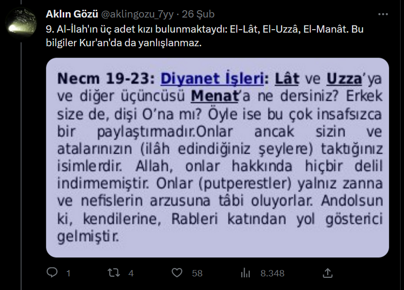@aklingozu_7yy Bu tamamen yalan. El İlah Arapçada sadece harf-i tarif ...