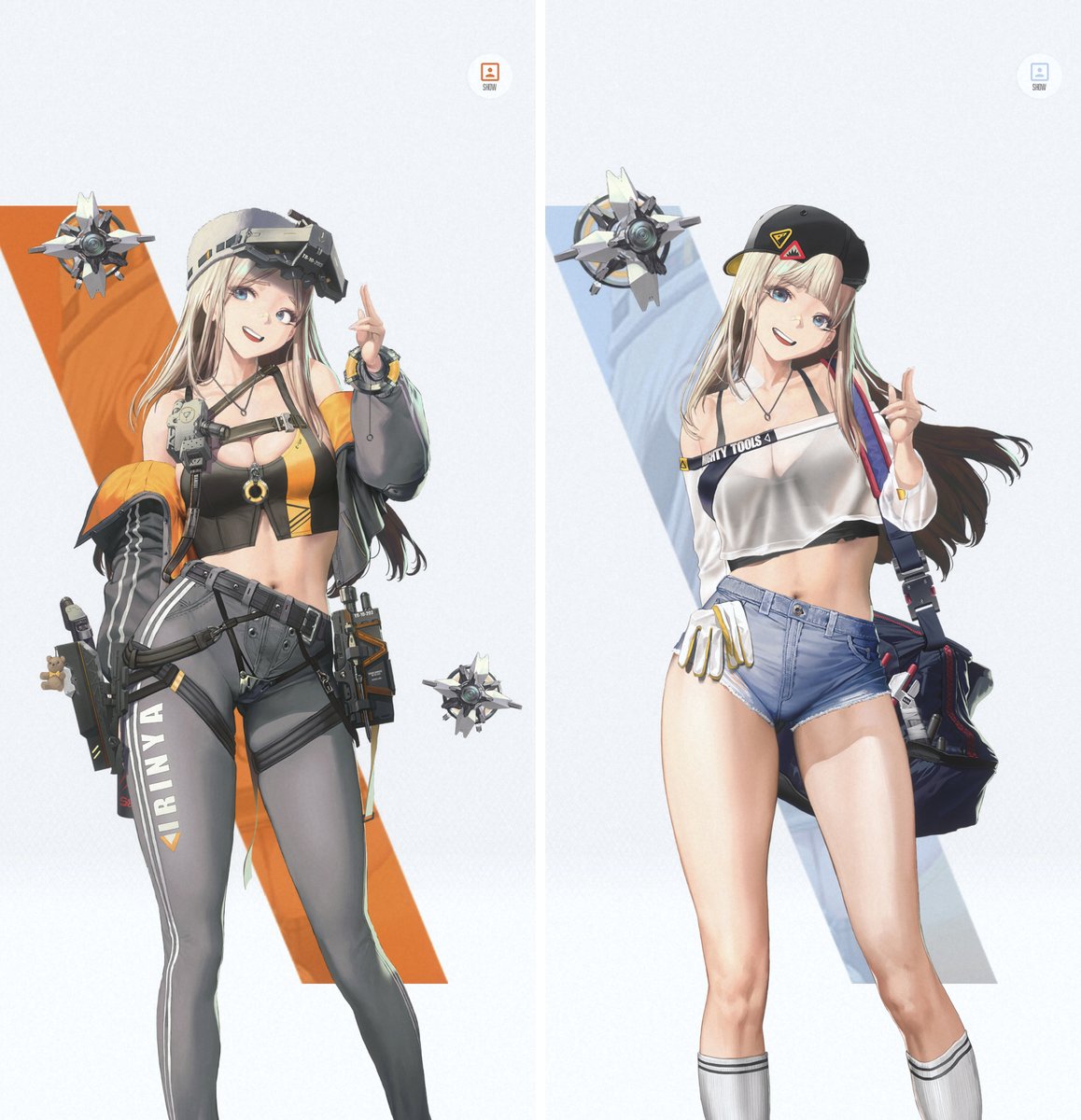 インサイド on Twitter: "『NIKKE』ラフなホットパンツ姿で魅せる“新たな背中”！そのくびれも見逃せない「センチ」新コスチューム ...