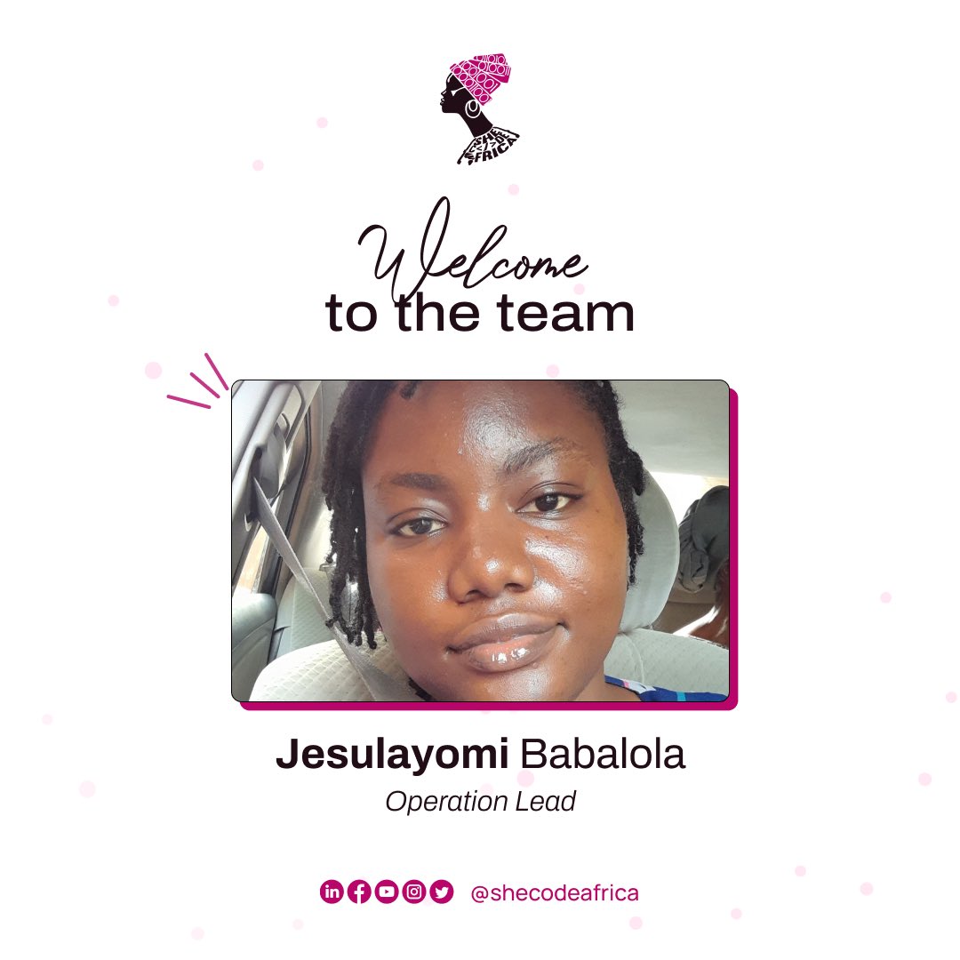 She Code Africa On Twitter π Drum Roll Please π We Are Thrilled To