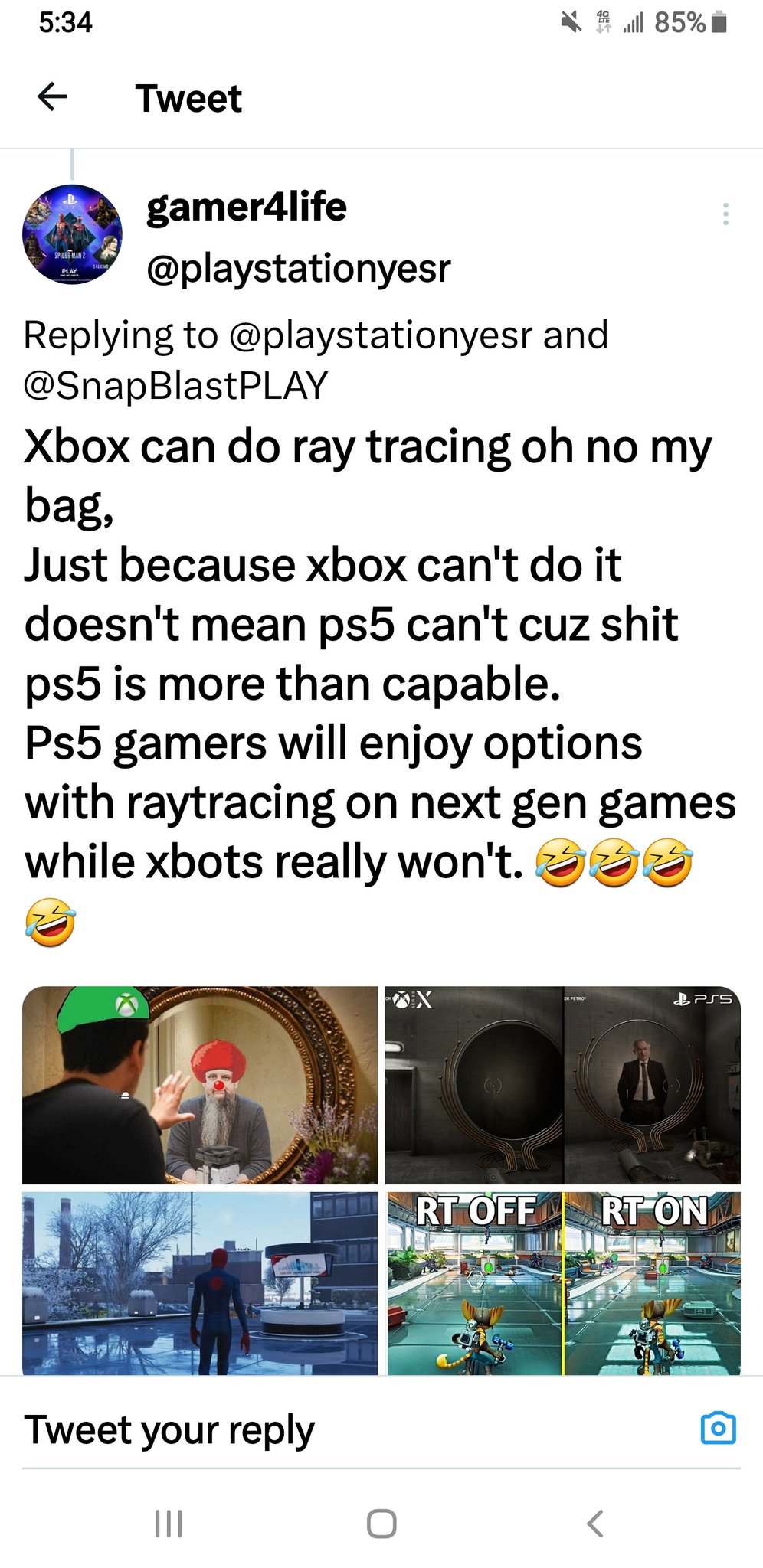 gamer4life on Twitter: "@Prodigerli @SnapBlastPLAY Obviously your clown hatting ass missed my ...