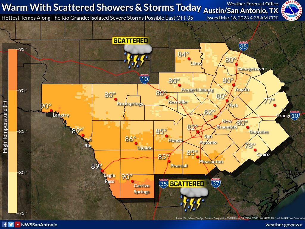 Nws Austin San Antonio On Twitter An Isolated Strong Storm Is