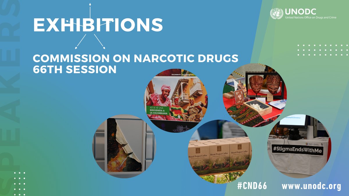 UN Office on Drugs & Crime on Twitter: "The in-person exhibitions are back during the 66th ...