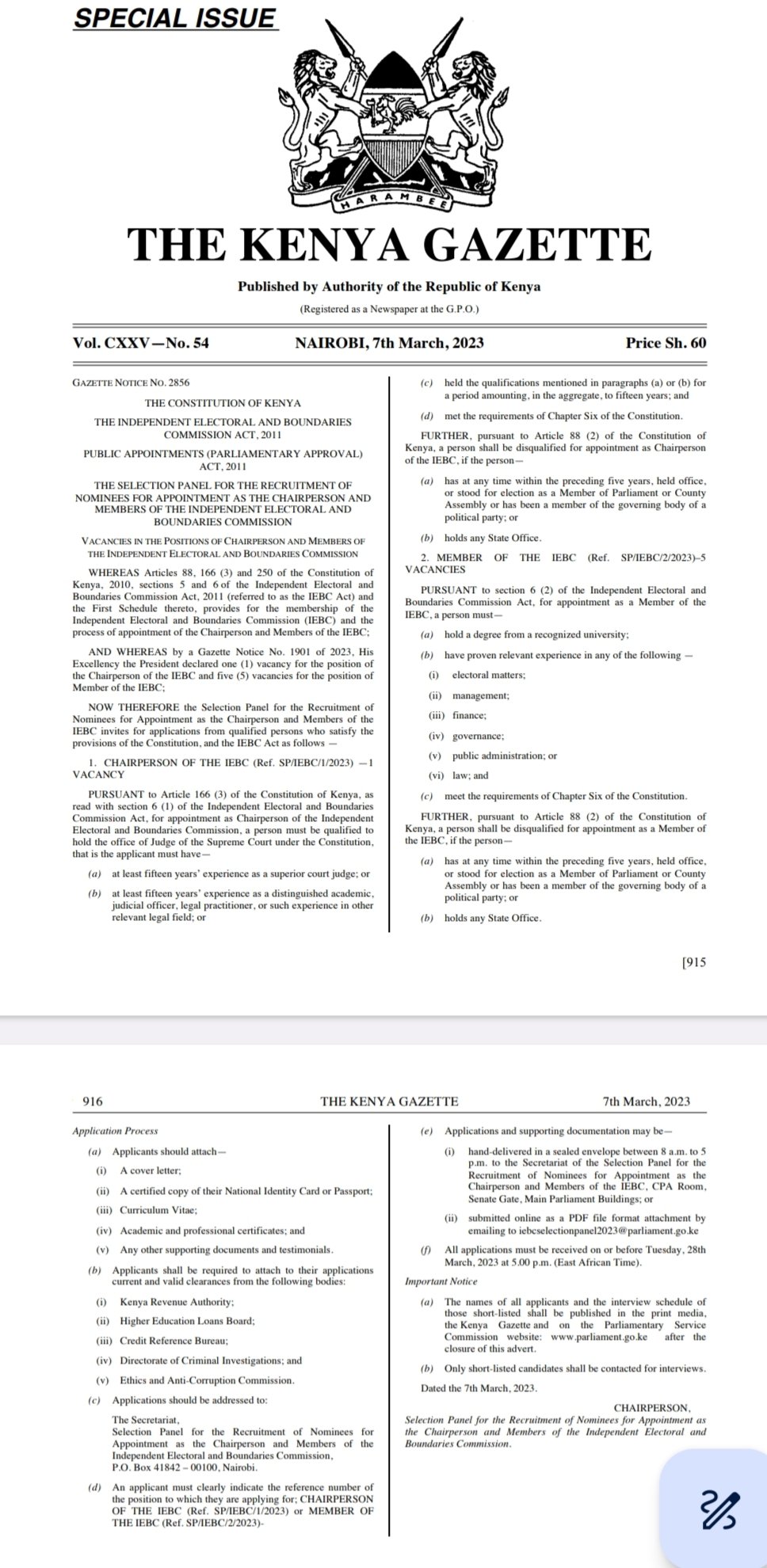 IEBC SELECTION PANEL 2023 (@IEBCSELEC2023) / Twitter IEBC SELECTION PANEL 2023 (@IEBCSELEC2023) / Twitter