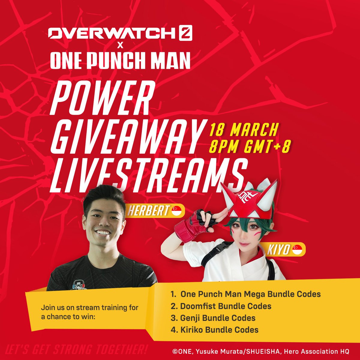 KIYO💜 on Twitter: "ONE PUUUUUUUUUUUUUUUUNNNNCCCCHHHHHHH!!!! 👊💥 I'm giving away a bunch of OPM x ...