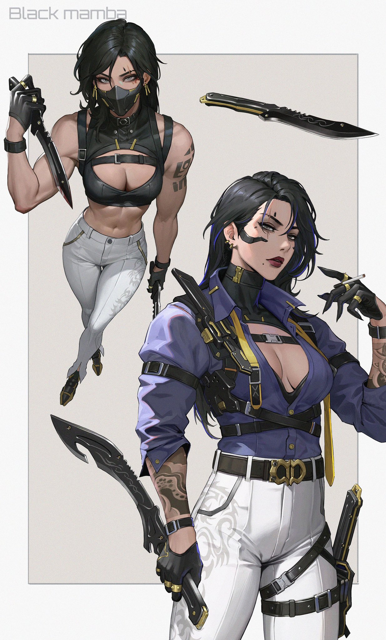 Kimsan.lee on Twitter: "黑曼巴 #oc #conceptart https://t.co/TQ8pl0y7aB" / Twitter