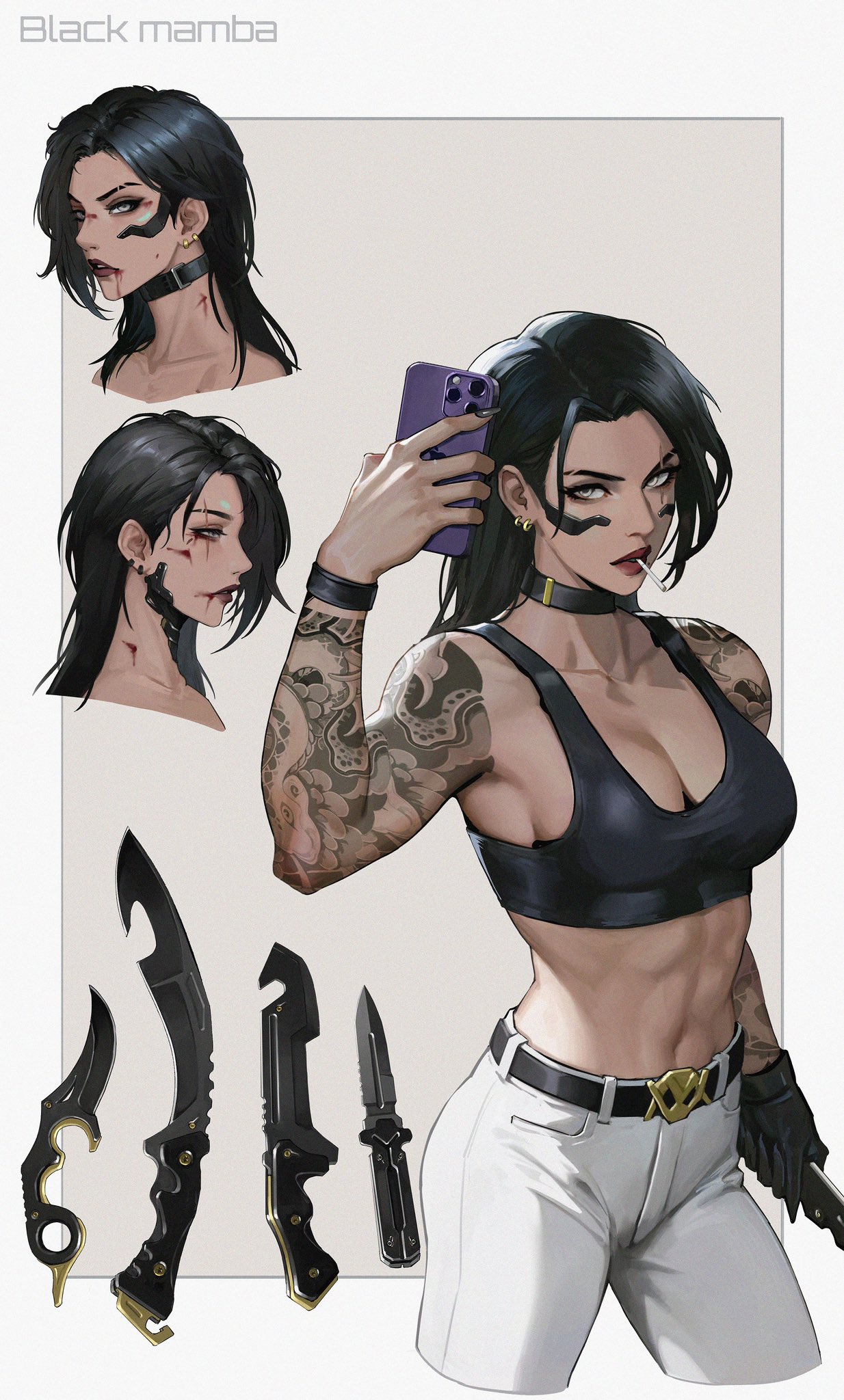 Kimsan.lee on Twitter: "黑曼巴 #oc #conceptart https://t.co/TQ8pl0y7aB" / Twitter