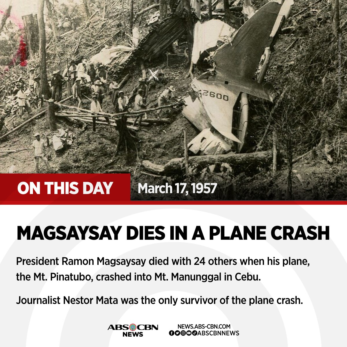 Ramon Magsaysay Plane Crash