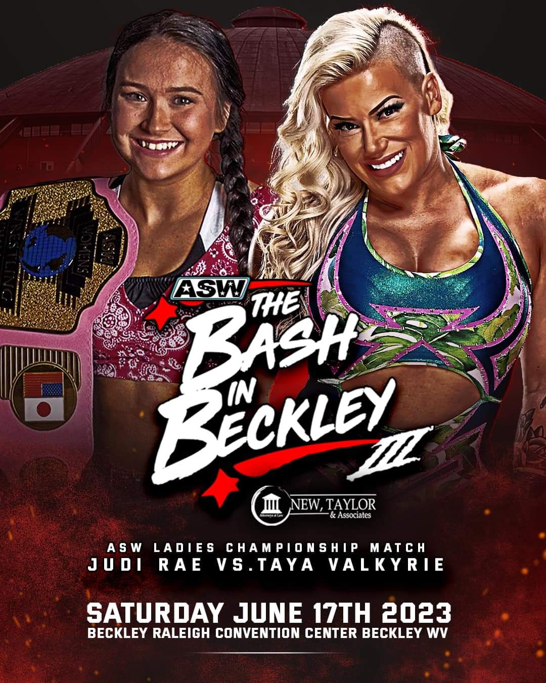 ASW Wrestling WV on Twitter: "A new match announcement for BASH in Beckley 3. Ladies Champion ...