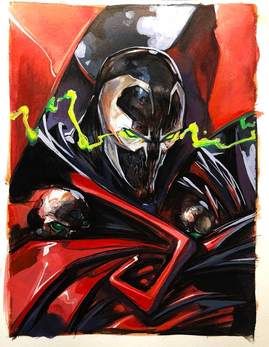 Daily Spawn Archive on Twitter: "Spawn painting (2019). Art by @Clayton_Crain #Spawn"