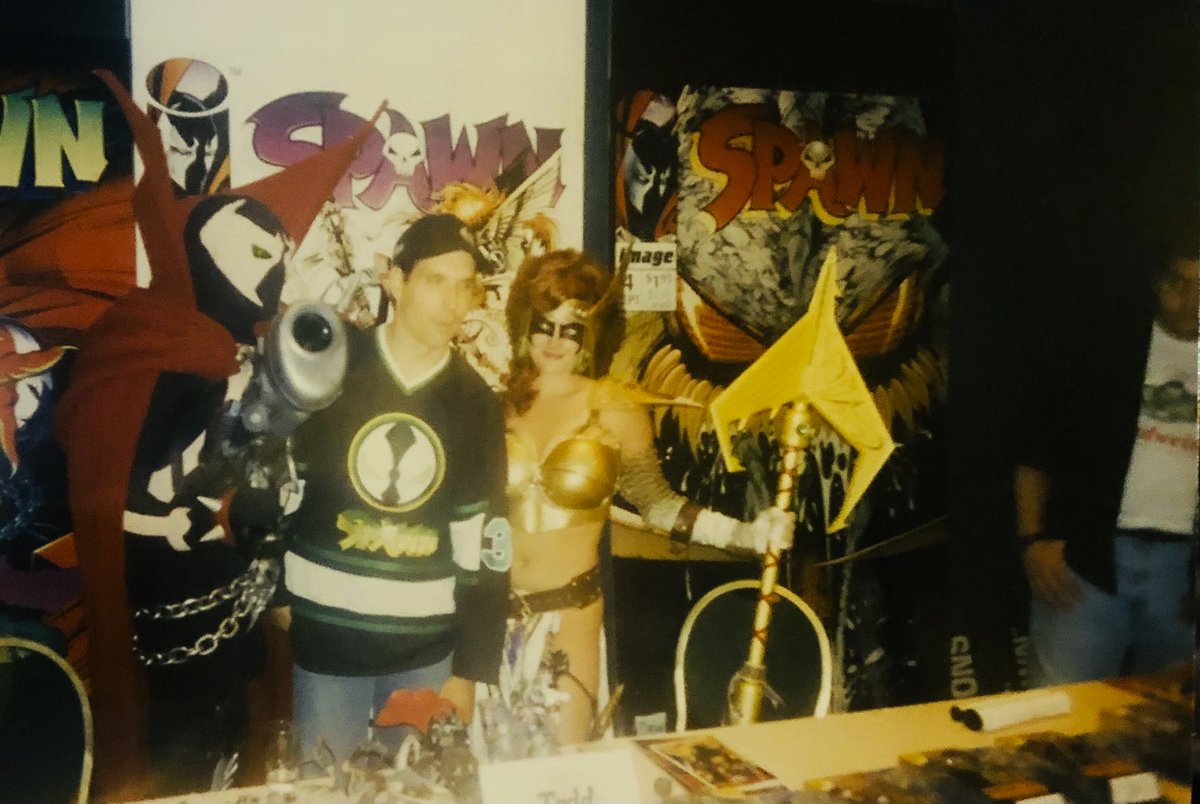 Daily Spawn Archive on Twitter: "RT @SpawnArchive: Todd McFarlane with Al Simmons dressed as ...