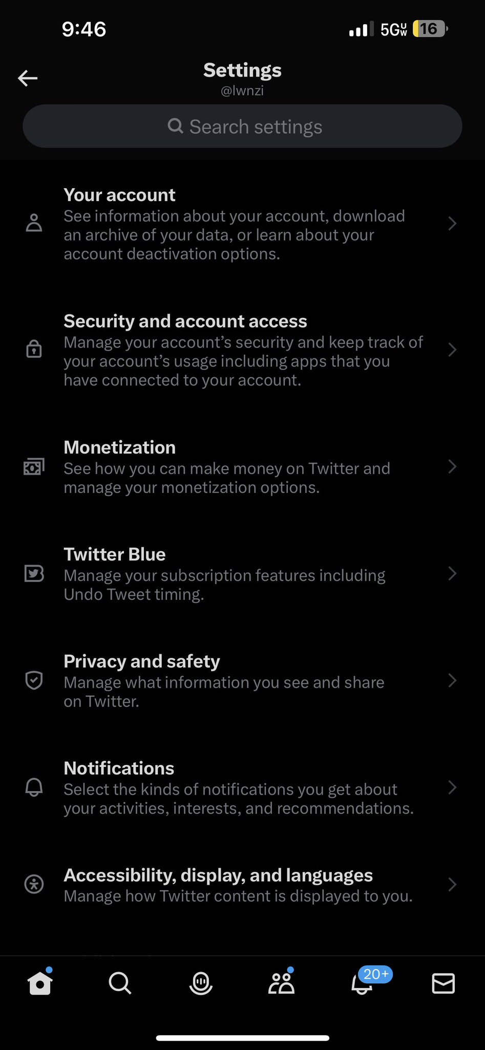 bruno on Twitter: "settings -> security and account -> security -> desligar o text message aí ...