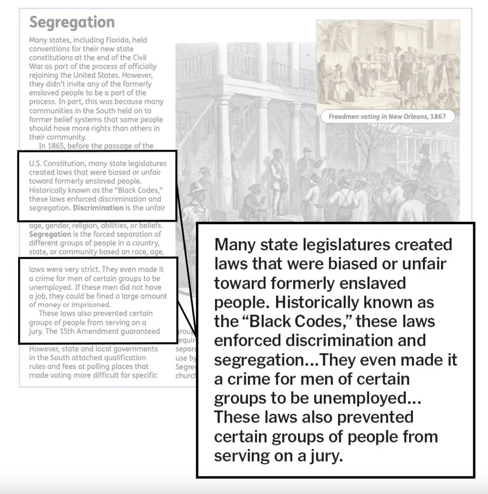 Black Codes Laws Examples