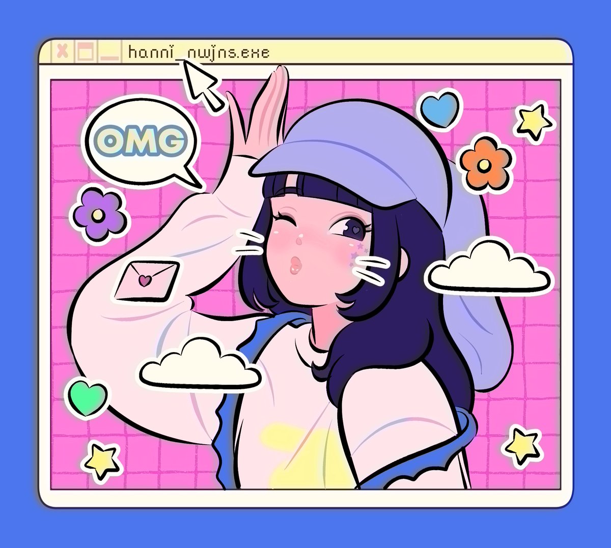 「OMG 💙🐰👖 #NewJeans 」⭐️marsh ⭐️(commissions open!)の漫画