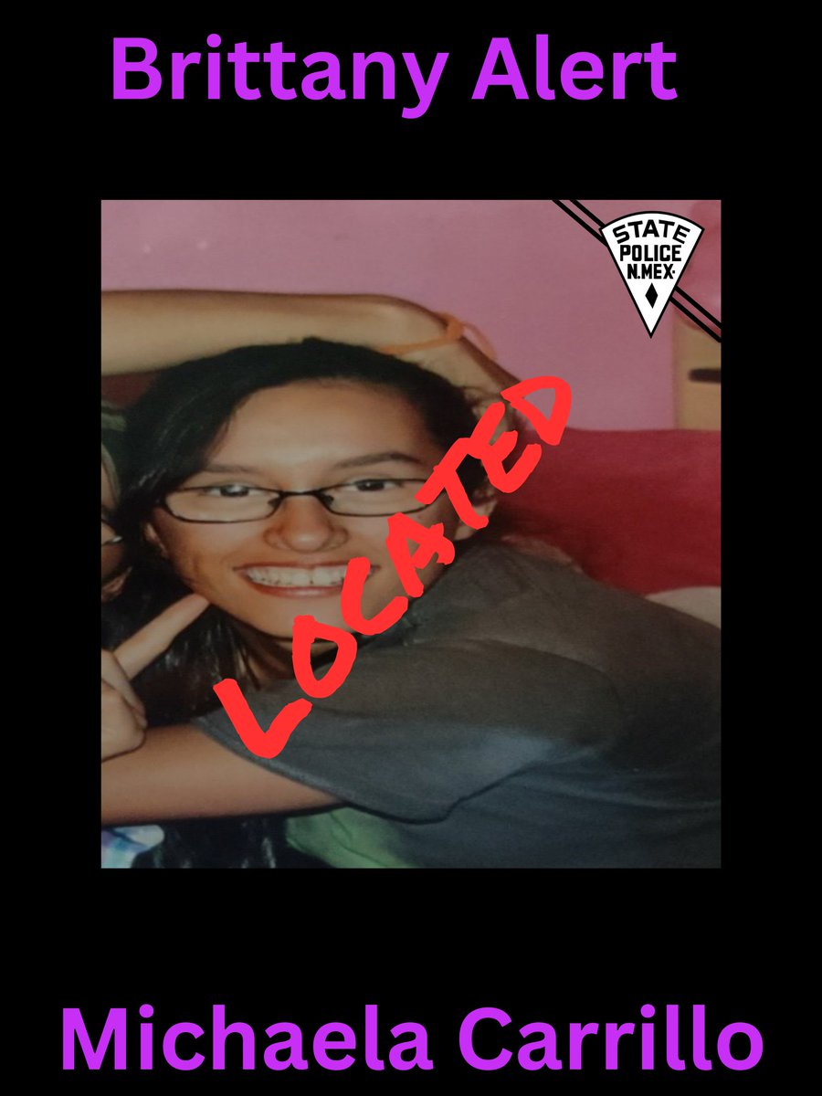 Nmsp On Twitter Update Cancel Brittany Alert Las Vegas Nm