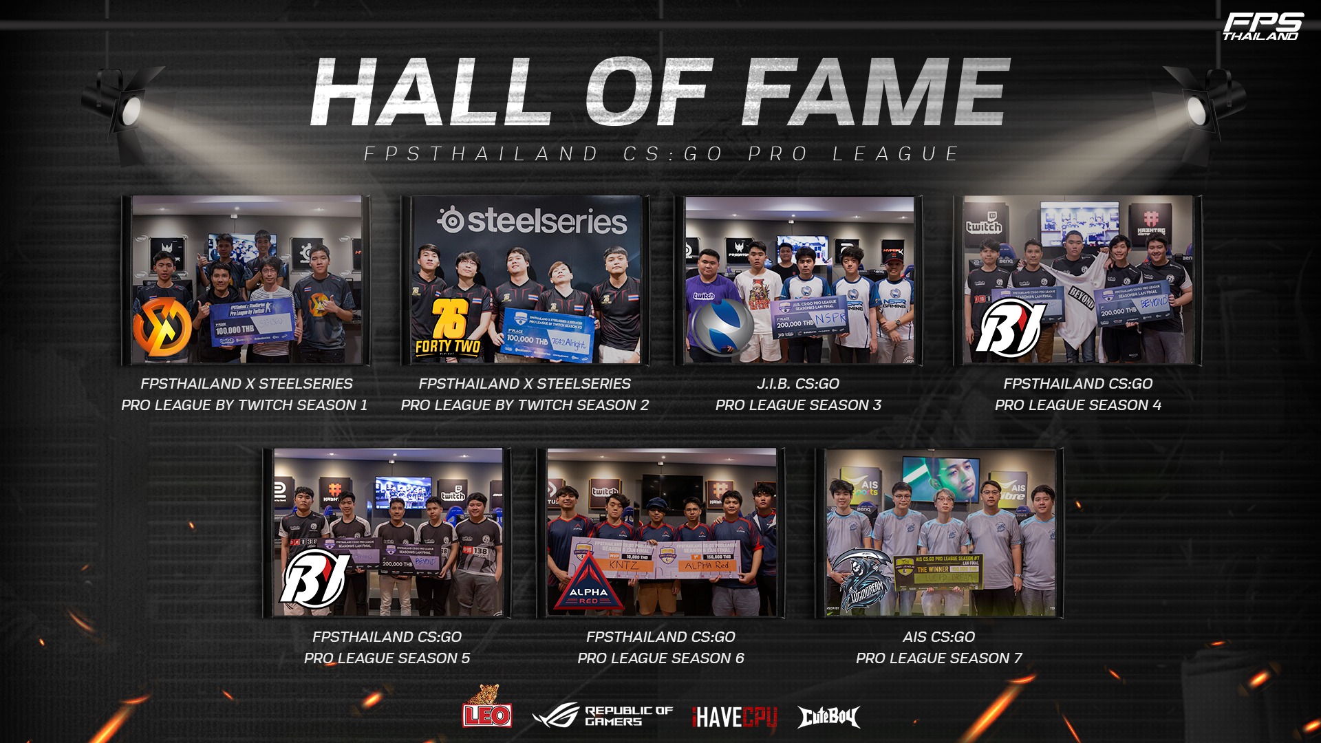 FPSThailand on Twitter: "ว่าด้วยเรื่อง Counter-Strike 🏆 เรามาย้อนวันวานดู Hall of Fame ของรายการ ...