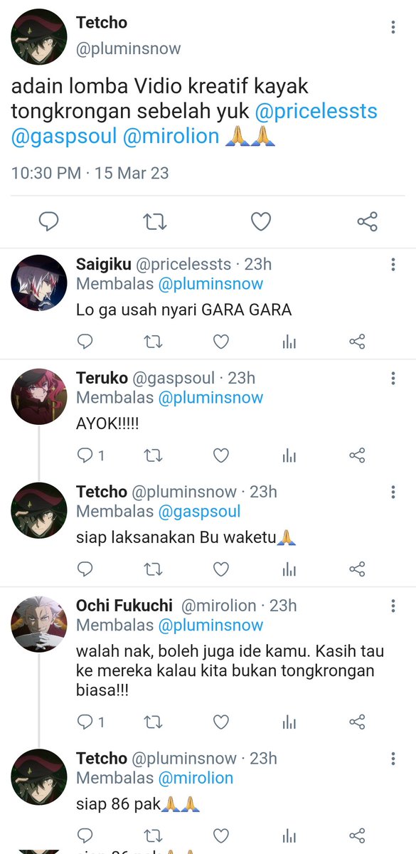 Y BSD S4 era on Twitter: "—Bonus dari tongkrongan abdi negara"
