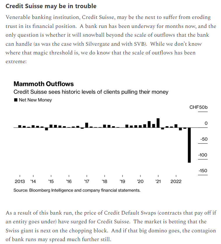 Last weekend I sent out a banking crisis update to my paid subscribers on Substack. This ...