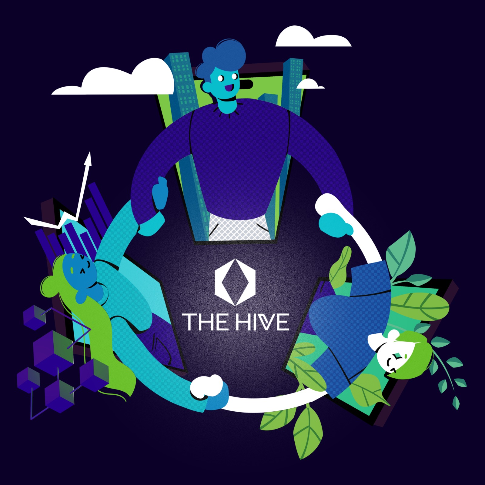 vechain on Twitter: "HiVe attendees, your Proof of Participation (PoP) #NFT, designed by artist ...