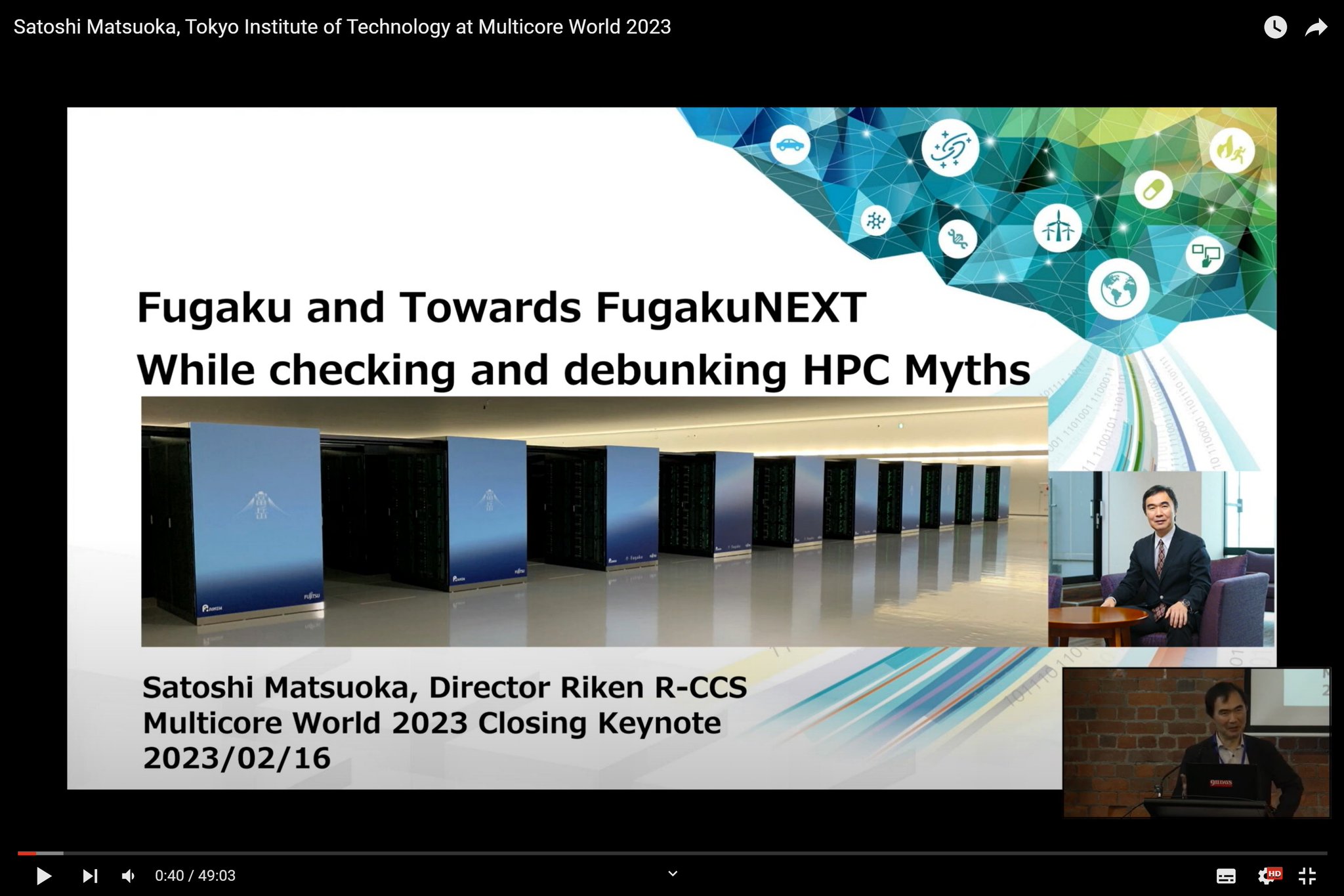 OGAWA, Tadashi on Twitter: "=> "Fugaku and Towards FugakuNEXT: While checking and debunking the ...