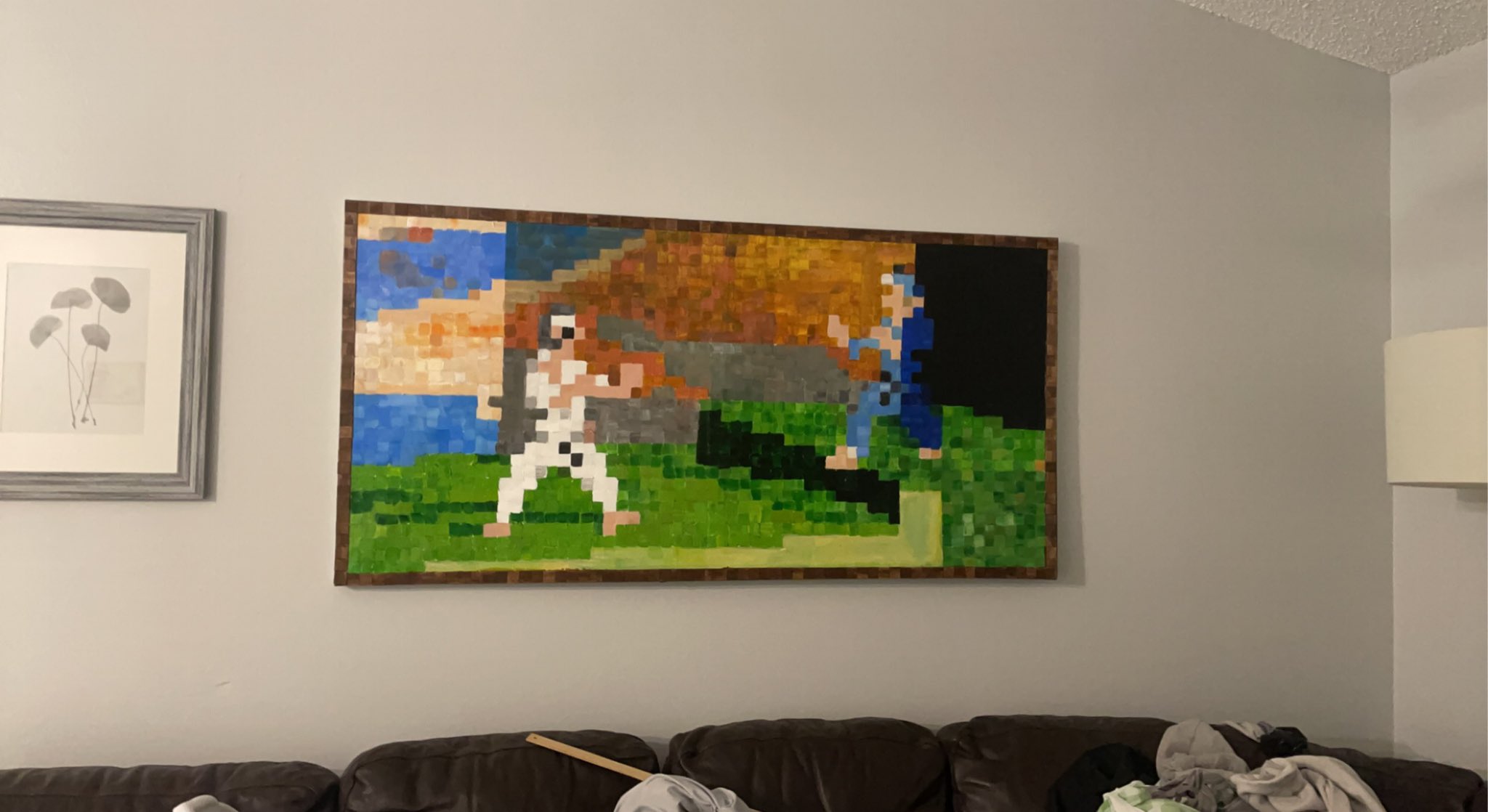 Minecraft Painting In Real Life