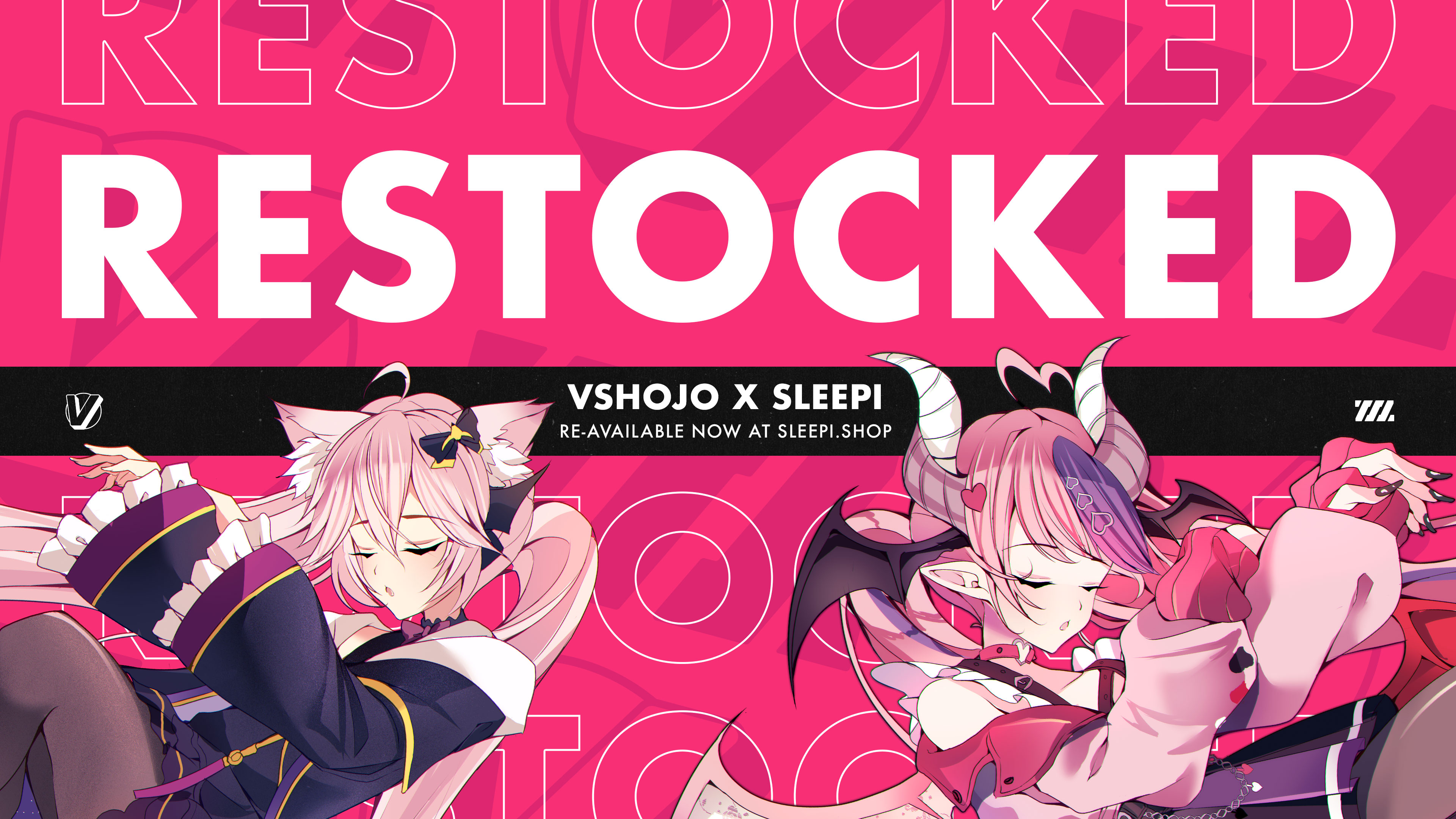 Sleepi on Twitter: "Everyone stop what you're doing! The VSHOJO X SLEEPI collab is restocked on ...