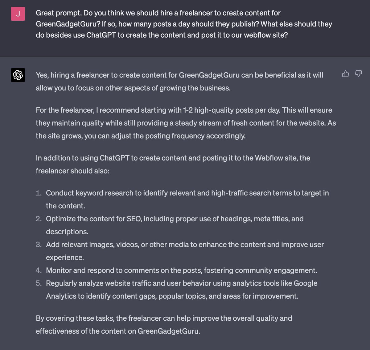 It's Day 2, y'all! I've given HustleGPT a formal challenge to get to ...