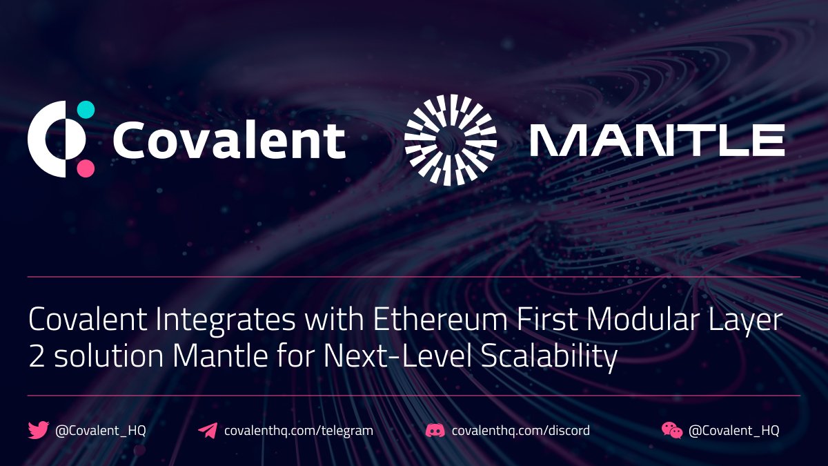 Covalent 🐻 🛠 on Twitter: "RT @Definews_Info: 💎 @Covalent_HQ is now partners with @0xMantle 💎 # ...