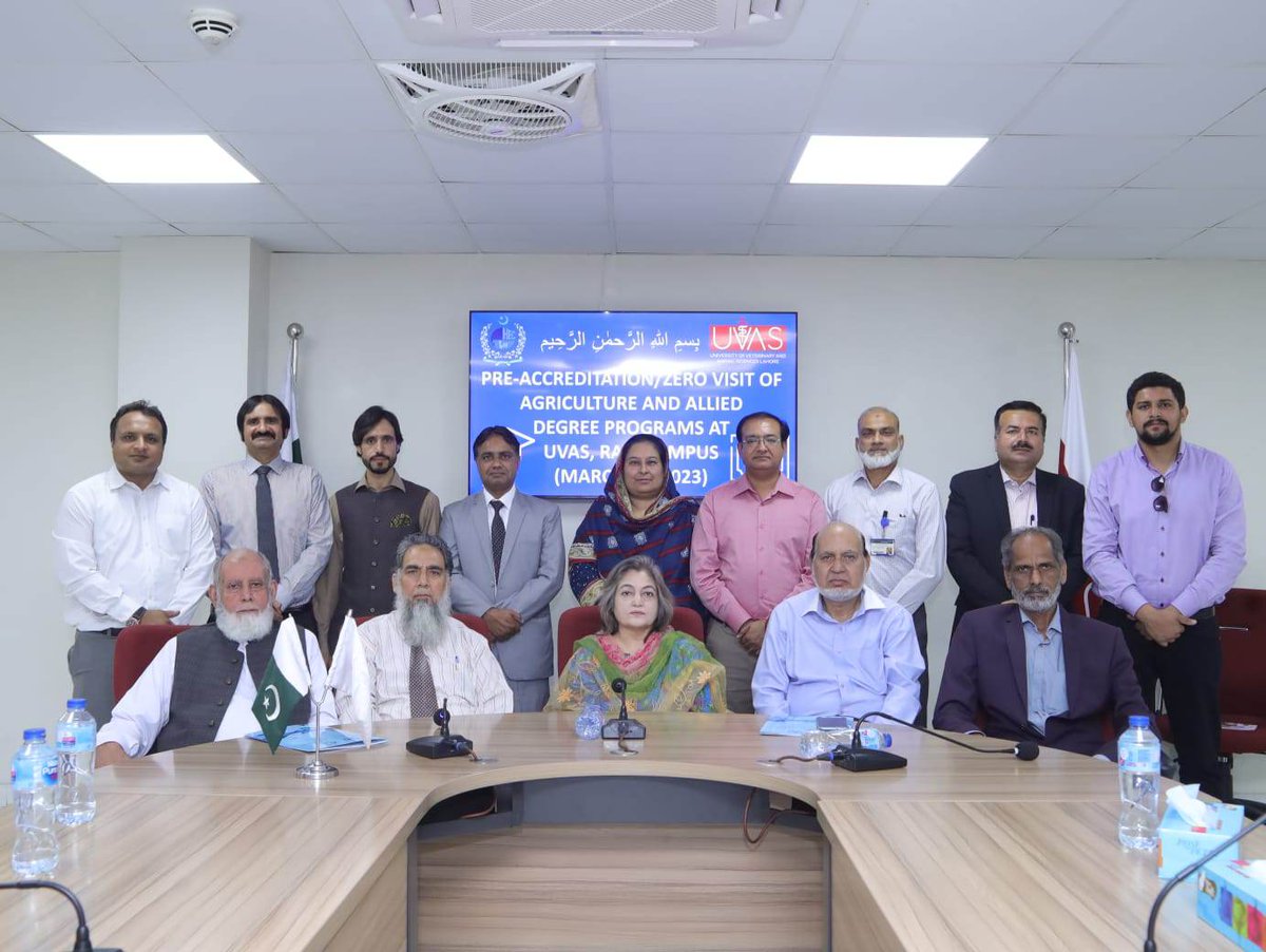 UVAS Lahore on Twitter: "National Agriculture Education Accreditation ...
