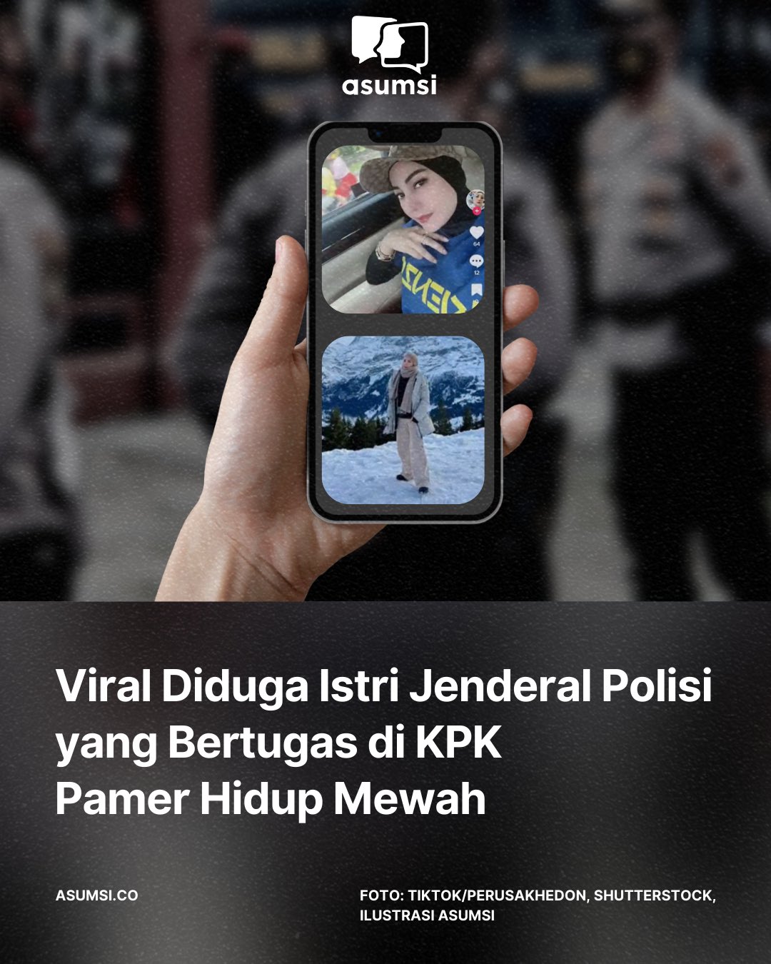 Asumsi on Twitter: "Waduh waduh.. Viral video yang diduga menunjukkan istri perwira tinggi ...