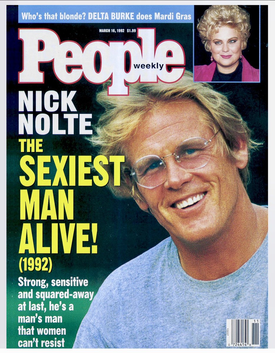 RetroNewsNow on Twitter: "People Magazine Cover, March 16, 1992: Nick Nolte, the Sexiest Man Alive"