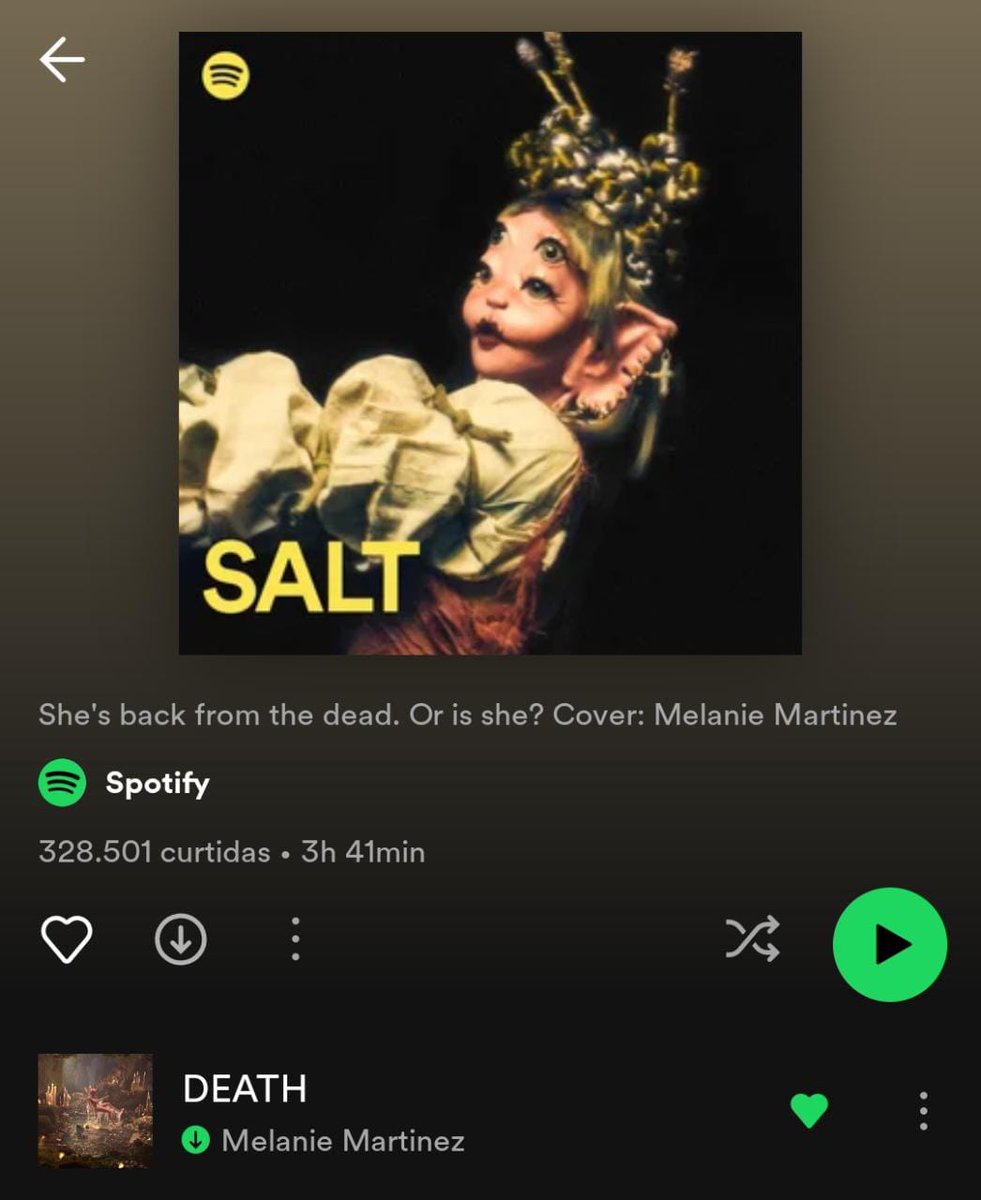 Melanie Martinez Zone | Portals on Twitter: "🚨 Melanie é capa da playlist "SALT" do Spotify com ...