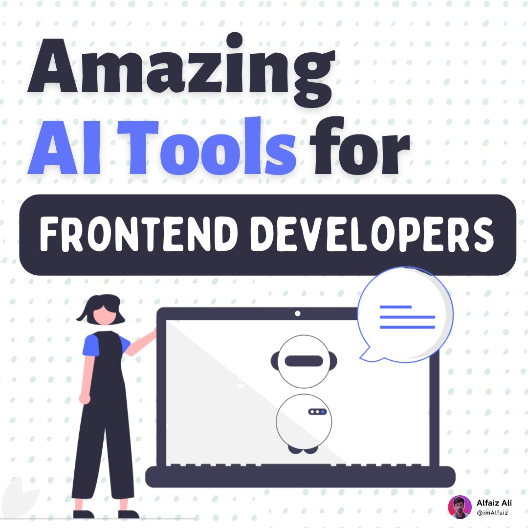 GPT 4 is incredible! But here are 5 AI Tools Frontend Developers can't miss out 🧵↓ - Thread from ...